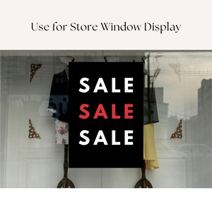 Sale Sign, Printable, Sign Download for Retail Shops / Boutiques ...