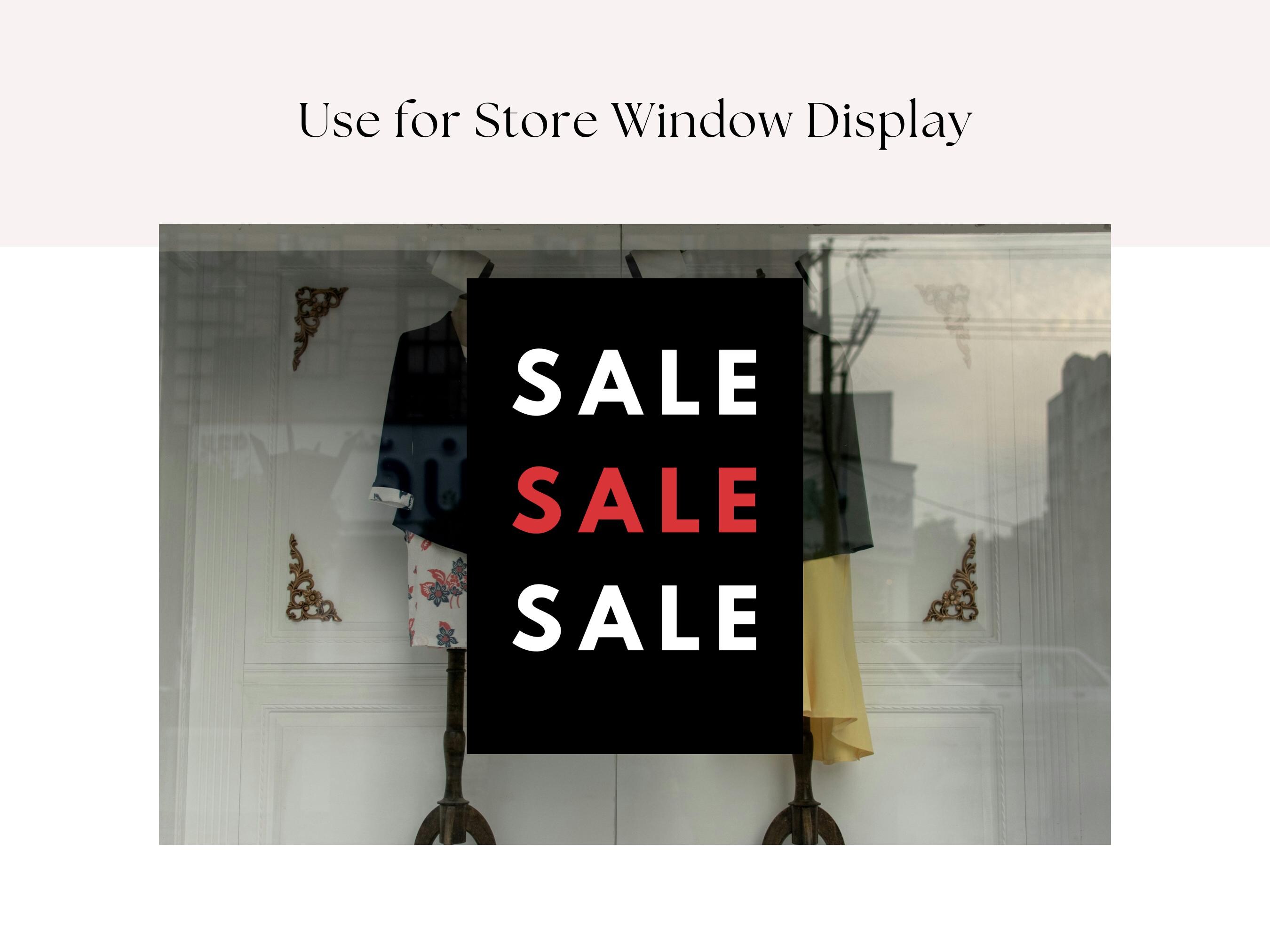 Sale Sign, Printable, Sign Download for Retail Shops / Boutiques ...