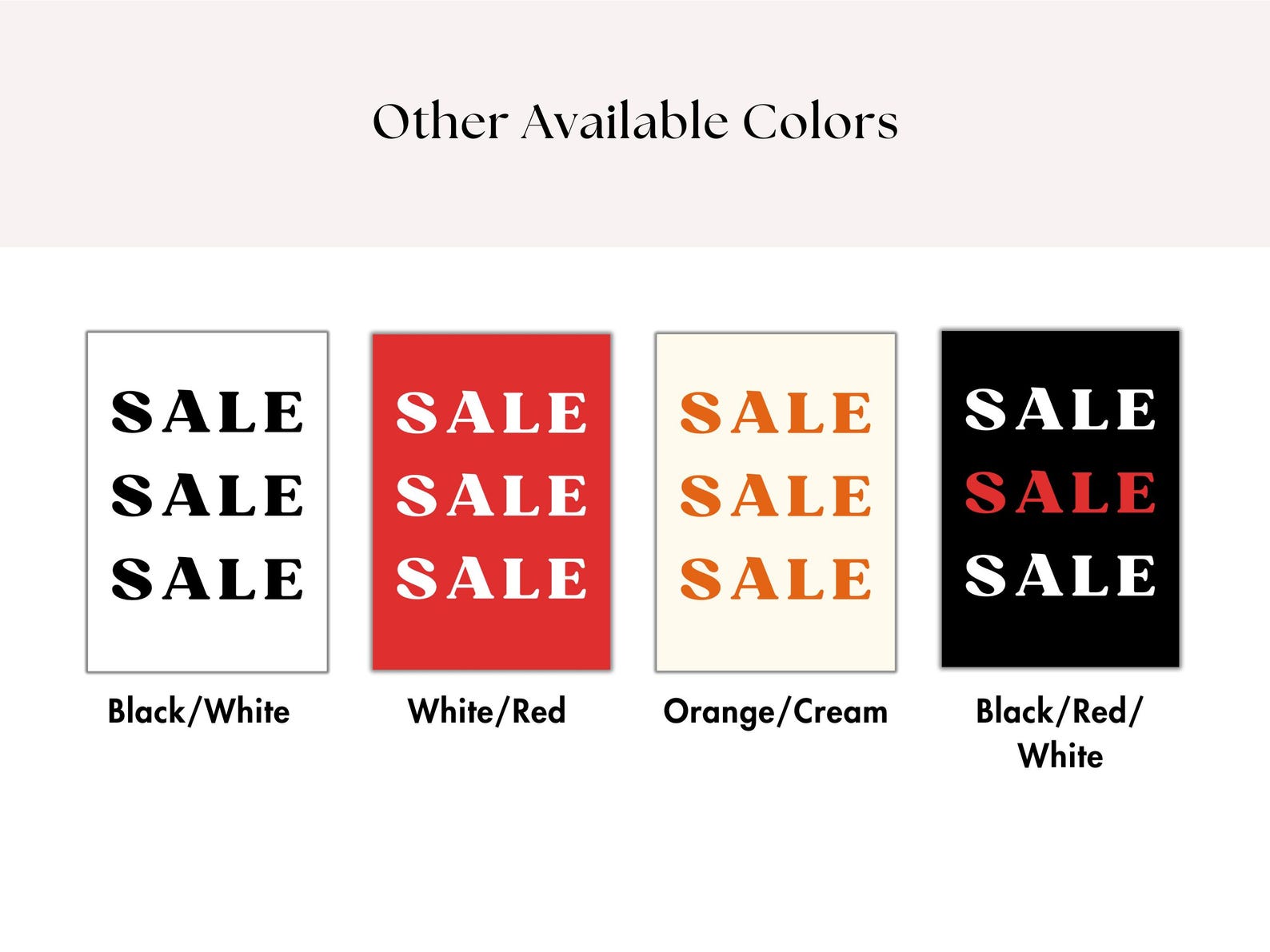 Sale Sign, Retail Sign, Printable, Sign Download for Retail Shops ...