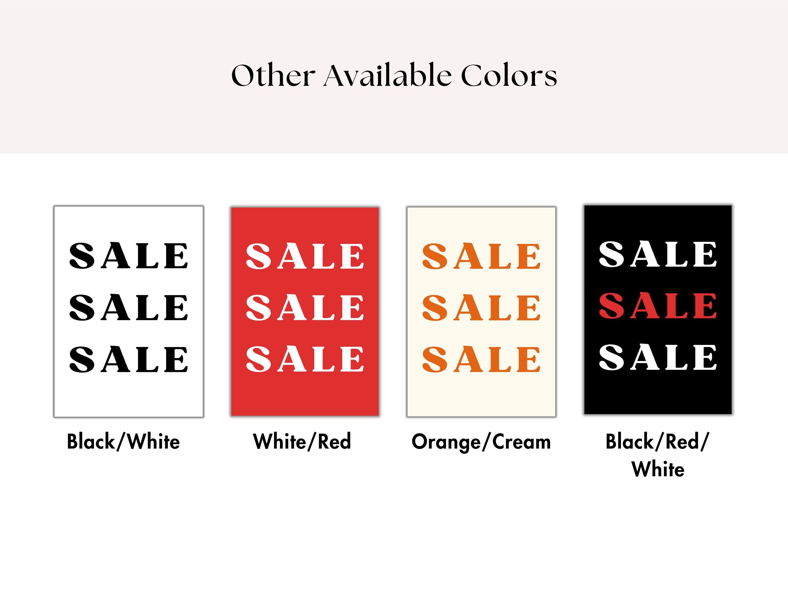 Sale Sign, Retail Sign, Printable, Sign Download for Retail Shops ...