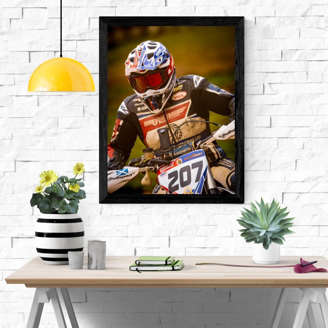 Husqvarna Moto X Print | Motocross Wall Art | Dirt Bike Photography ...