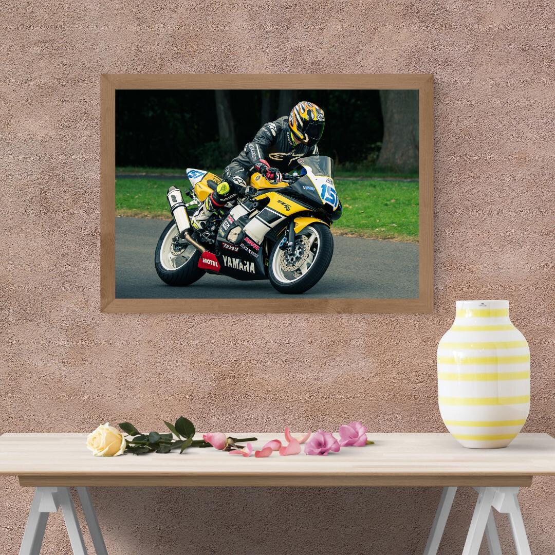 Yamaha YZFR6 Print | Motorsport Wall Art | Limited Edition Racing Bike ...