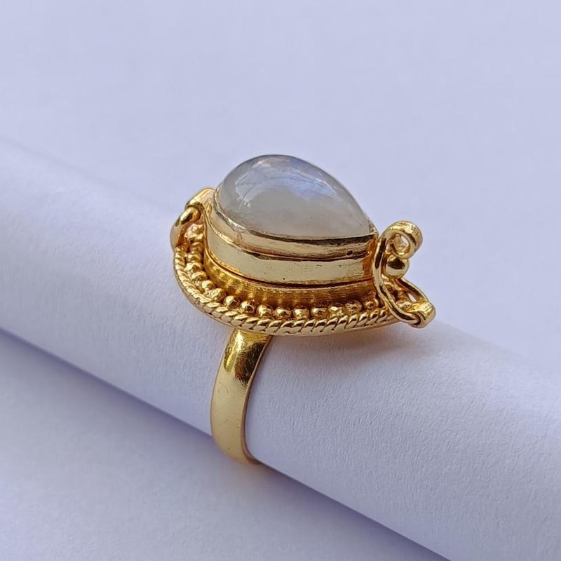 Secret Compartment Ring - Etsy