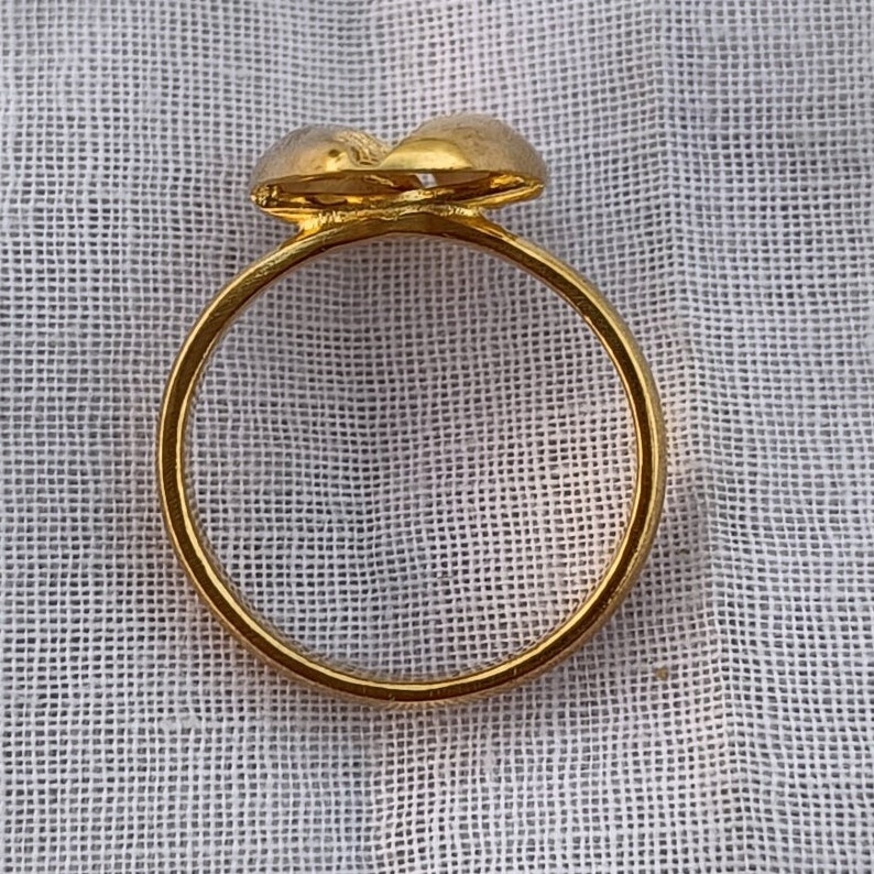 Gold Cowrie Shell Ring .boho Cowie Ring Beach Style - Etsy