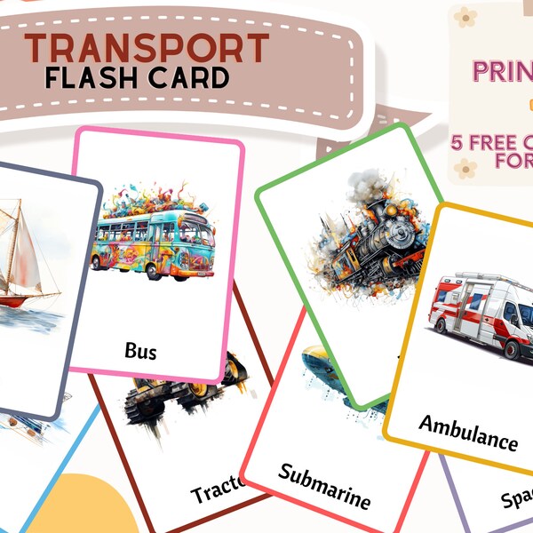 Transport Printable - Etsy