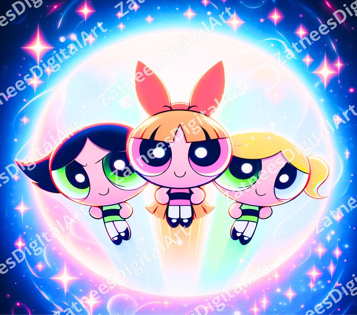 Powerpuff Sublimation, the Powerpuff Girls Tumbler, Powerpuff Digital ...