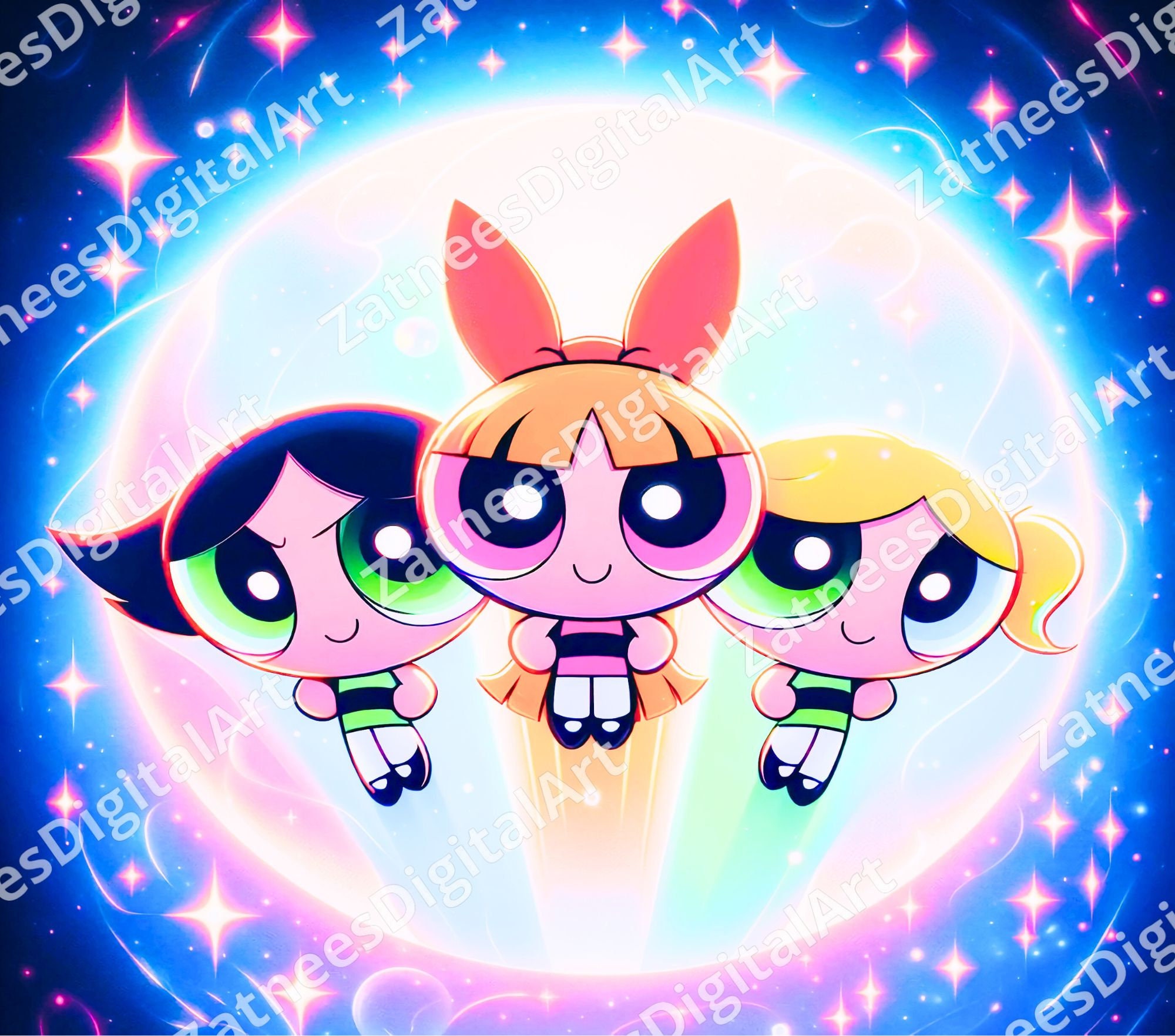 Powerpuff Sublimation, the Powerpuff Girls Tumbler, Powerpuff Digital ...