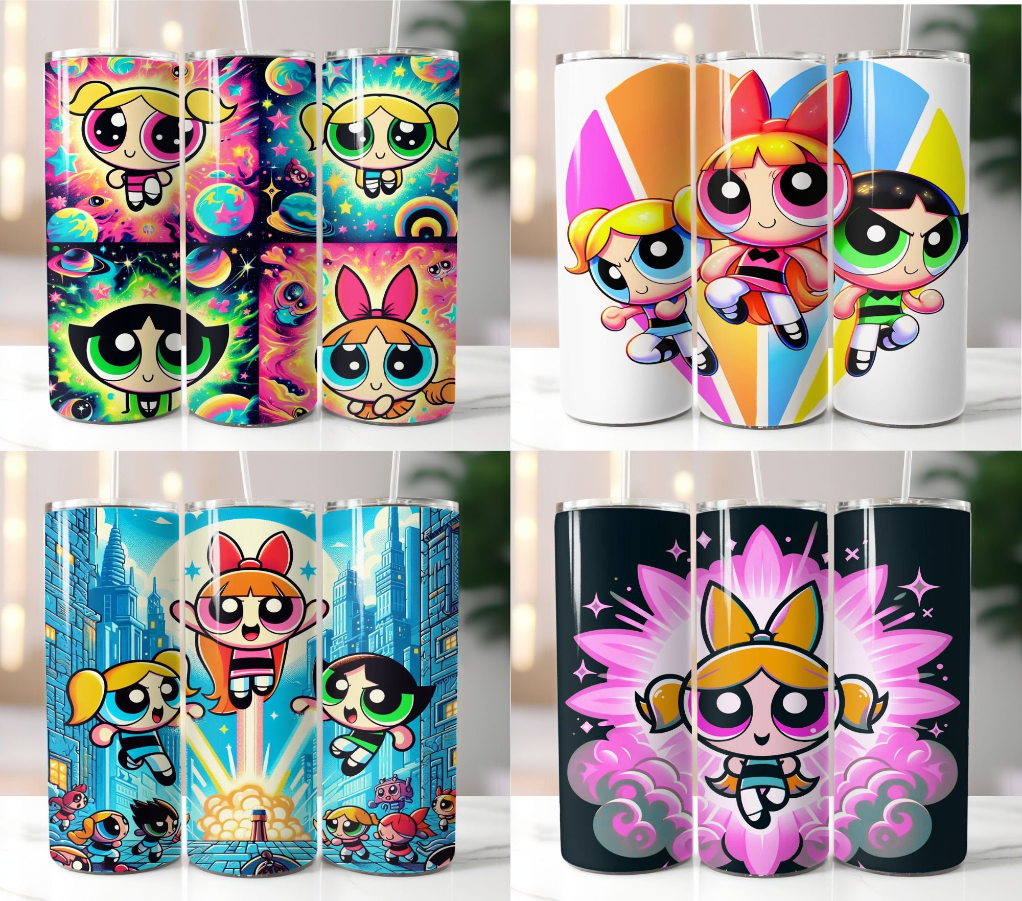 Powerpuff Sublimation, the Powerpuff Girls Tumbler, Powerpuff Digital ...