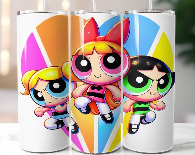 Powerpuff Sublimation, the Powerpuff Girls Tumbler, Powerpuff Digital ...