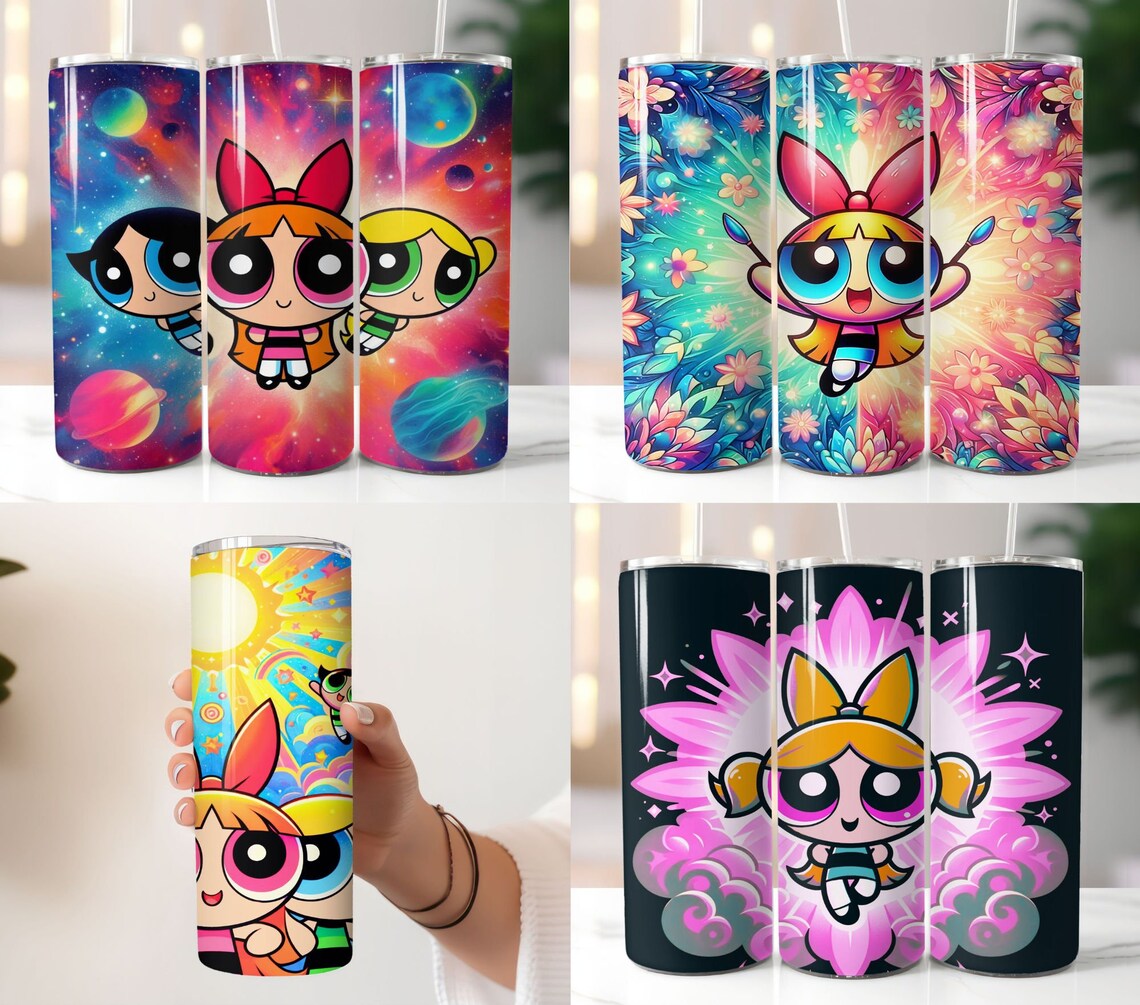 Powerpuff Sublimation, the Powerpuff Girls Tumbler, Powerpuff Digital ...