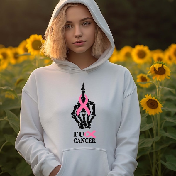 Breast Cancer Middle Finger Svg - Etsy