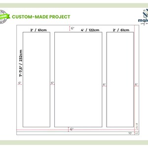 Custom Made Project for Mukesh Bissa DIY Wall Molding Project 2,5cm ...