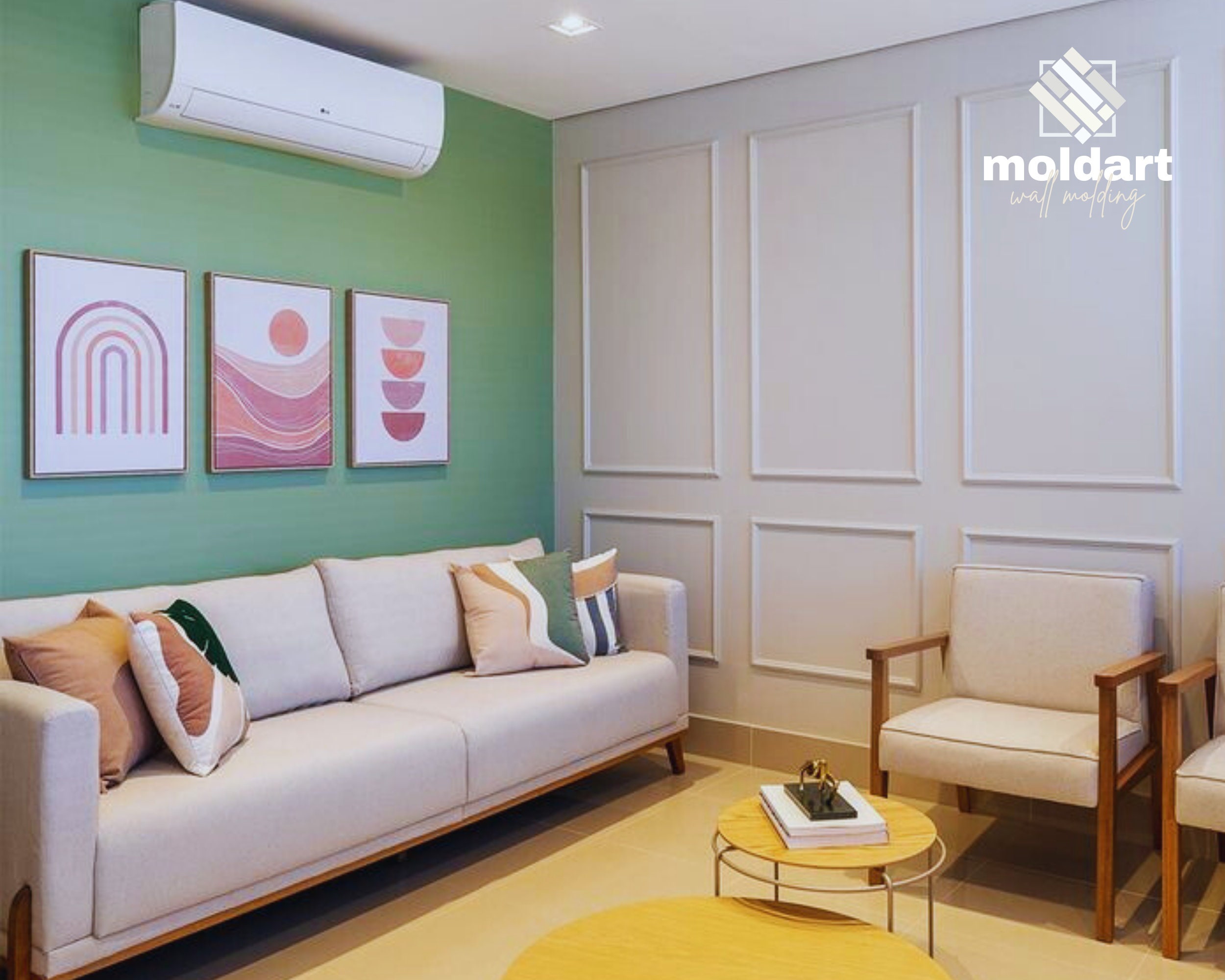 DIY Picture Frame Wall Molding Kit Easy Assembly, Pre-cut & Primed ...