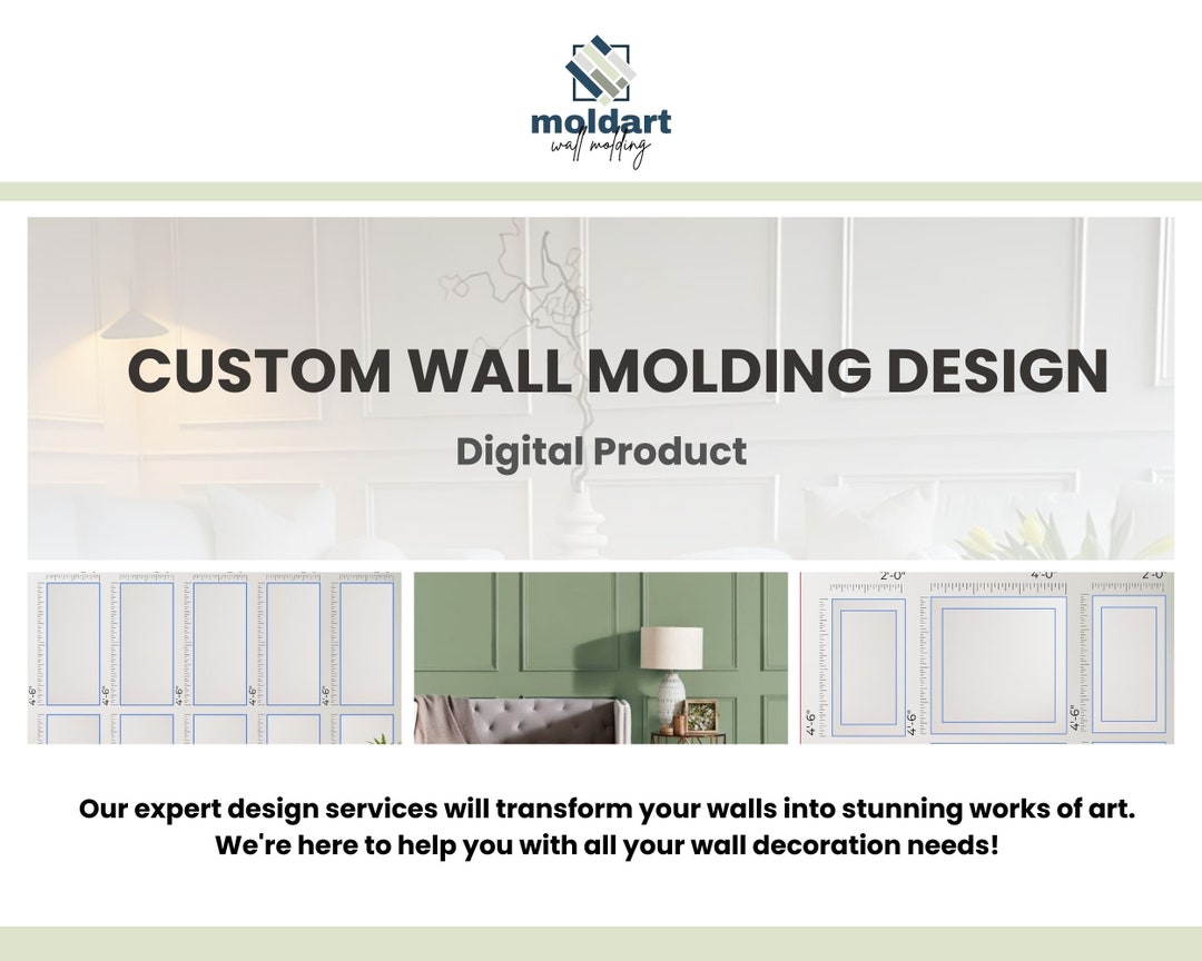 Custom-made Wall Molding Design Service Custom Wall Molding Design for ...