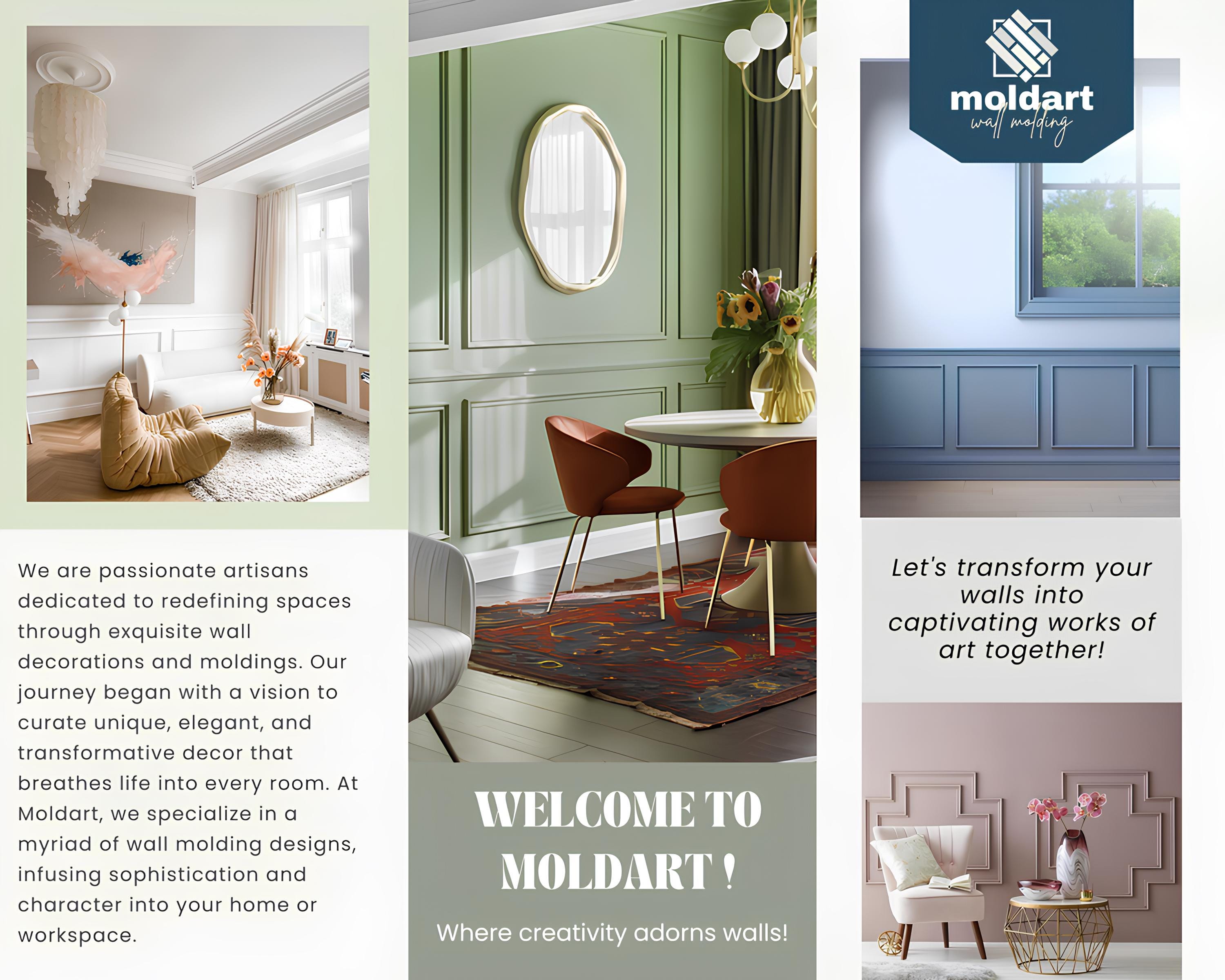 Nested Rectangle Molding, DIY Wall Panelling for Bedroom, Ready to ...