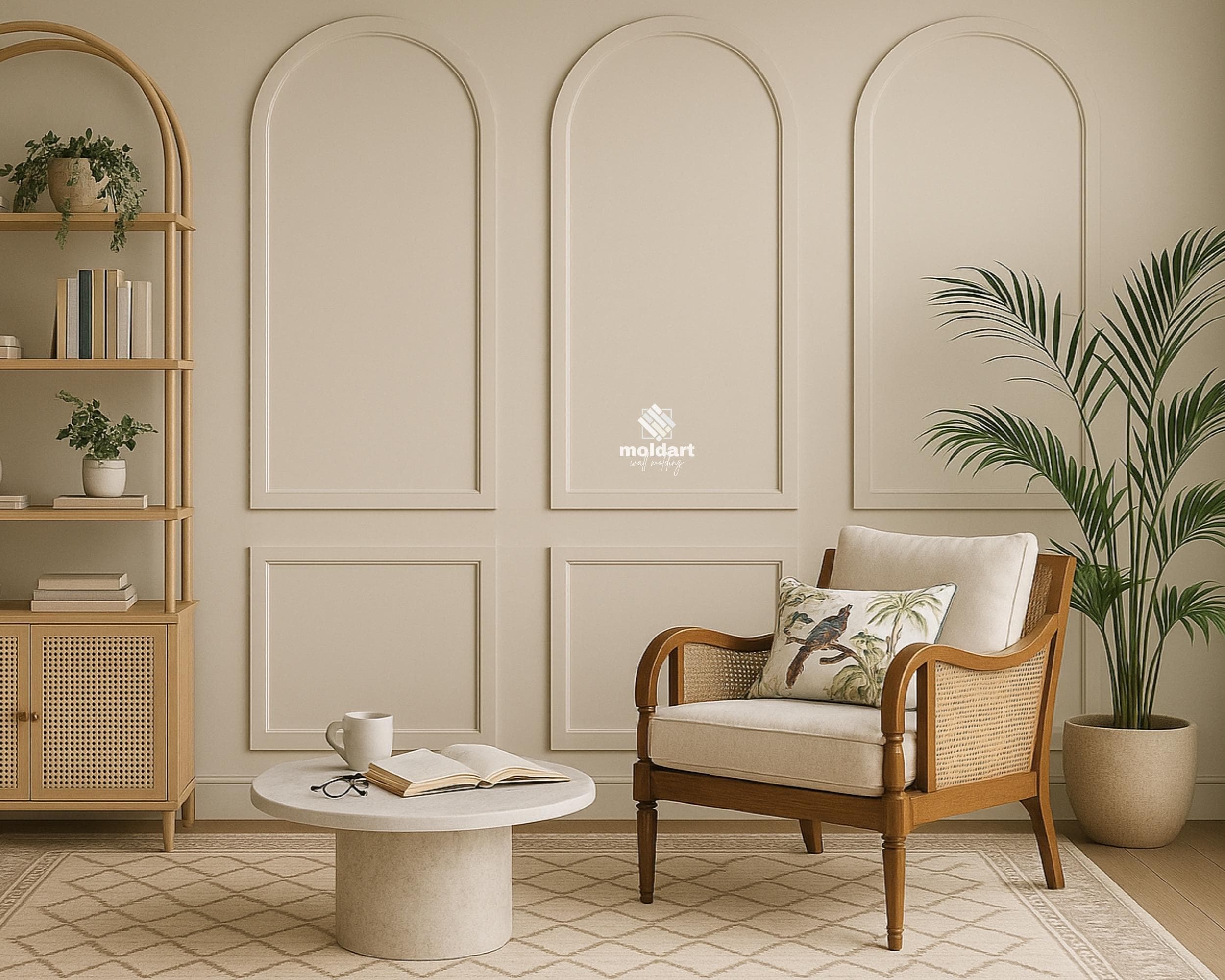 Arched Wall Panel Kit: Pre-cut MDF Wall Molding - Etsy