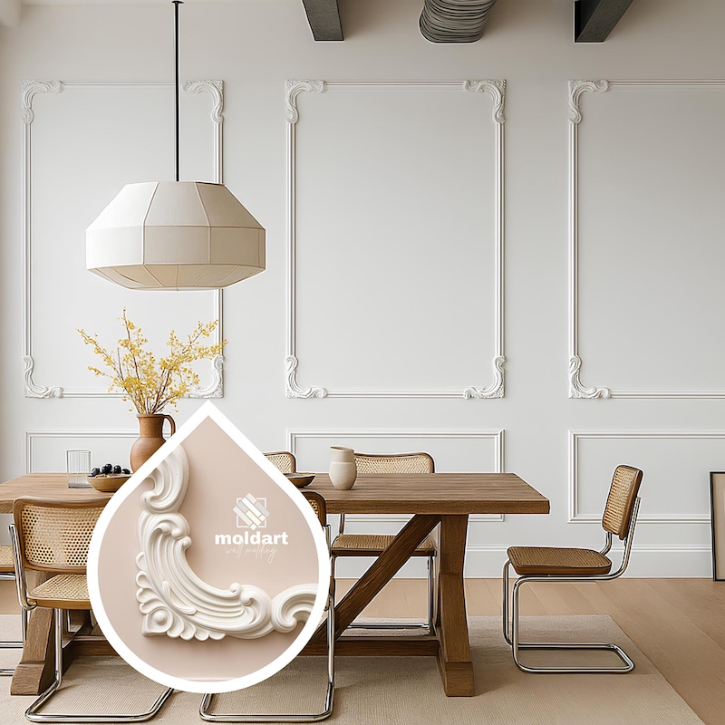 Wall Paneling Applique - Etsy