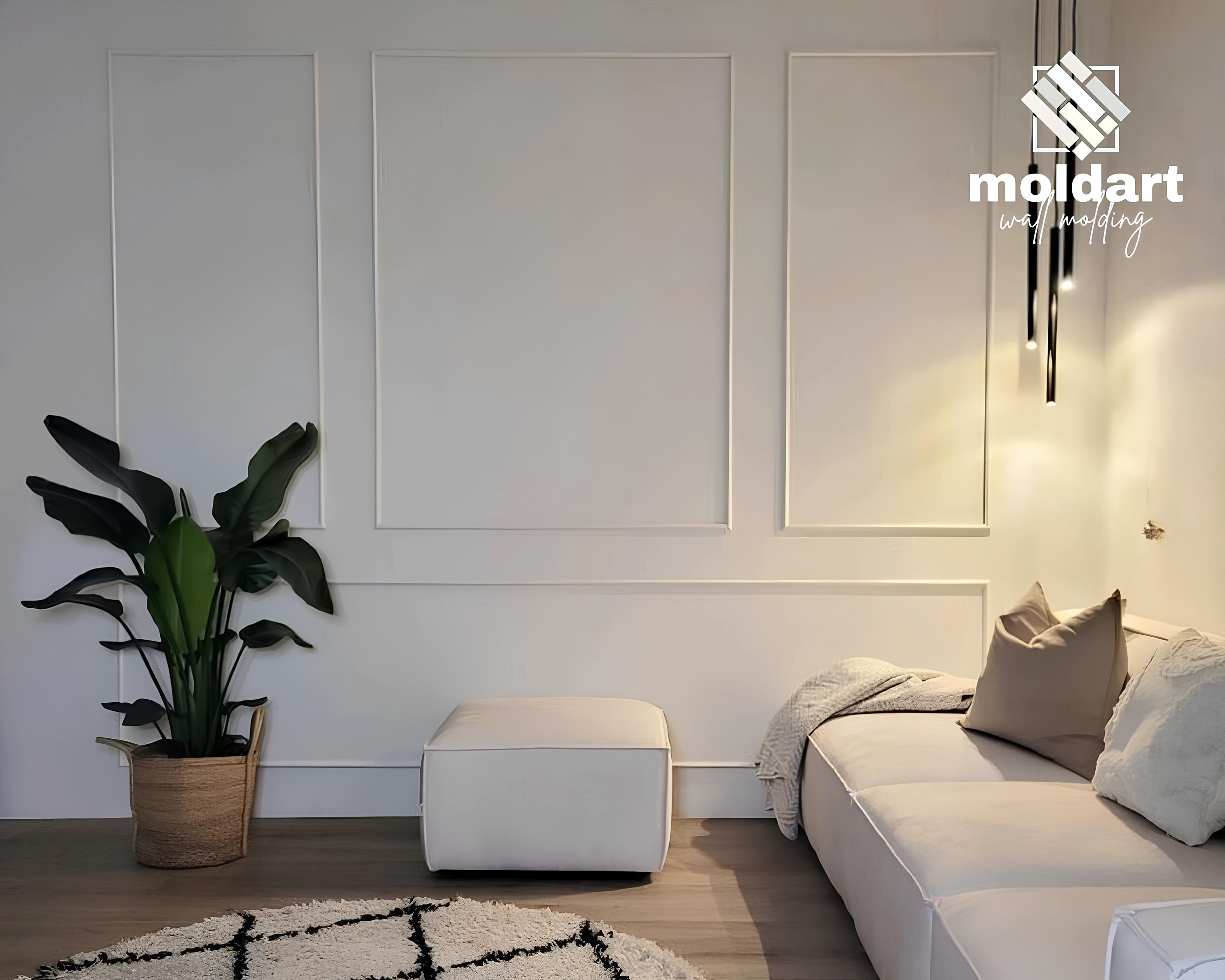 Decorative Wall Panels, DIY Wall Molding Kit, Accent Wall Molding Set ...