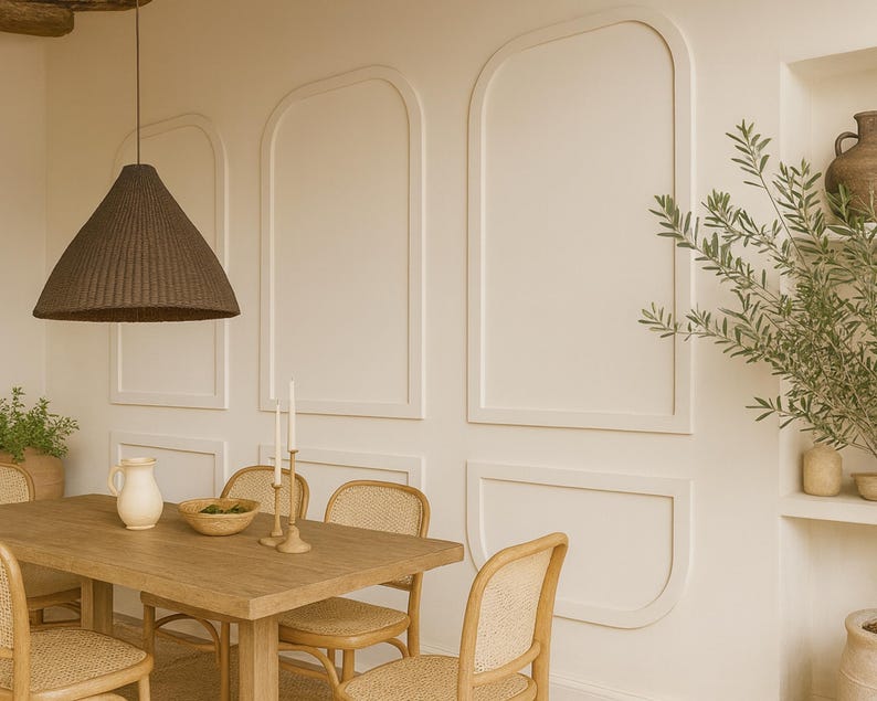 Arched Wall Molding Kit, Paint-ready MDF Wall Trim - Etsy