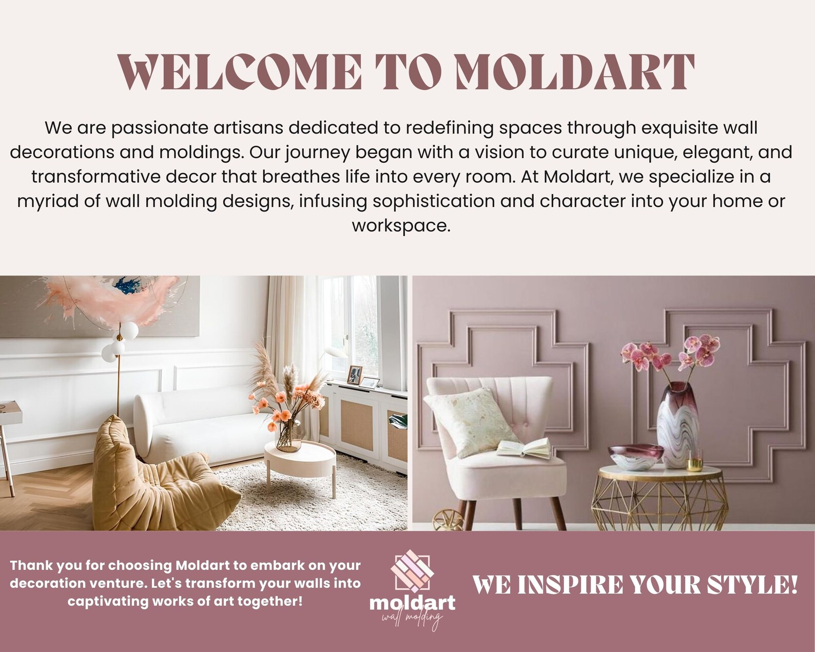 DIY Wall Molding Kit, Pre-cut Primed Wall Trim, Easy to Install Wall ...