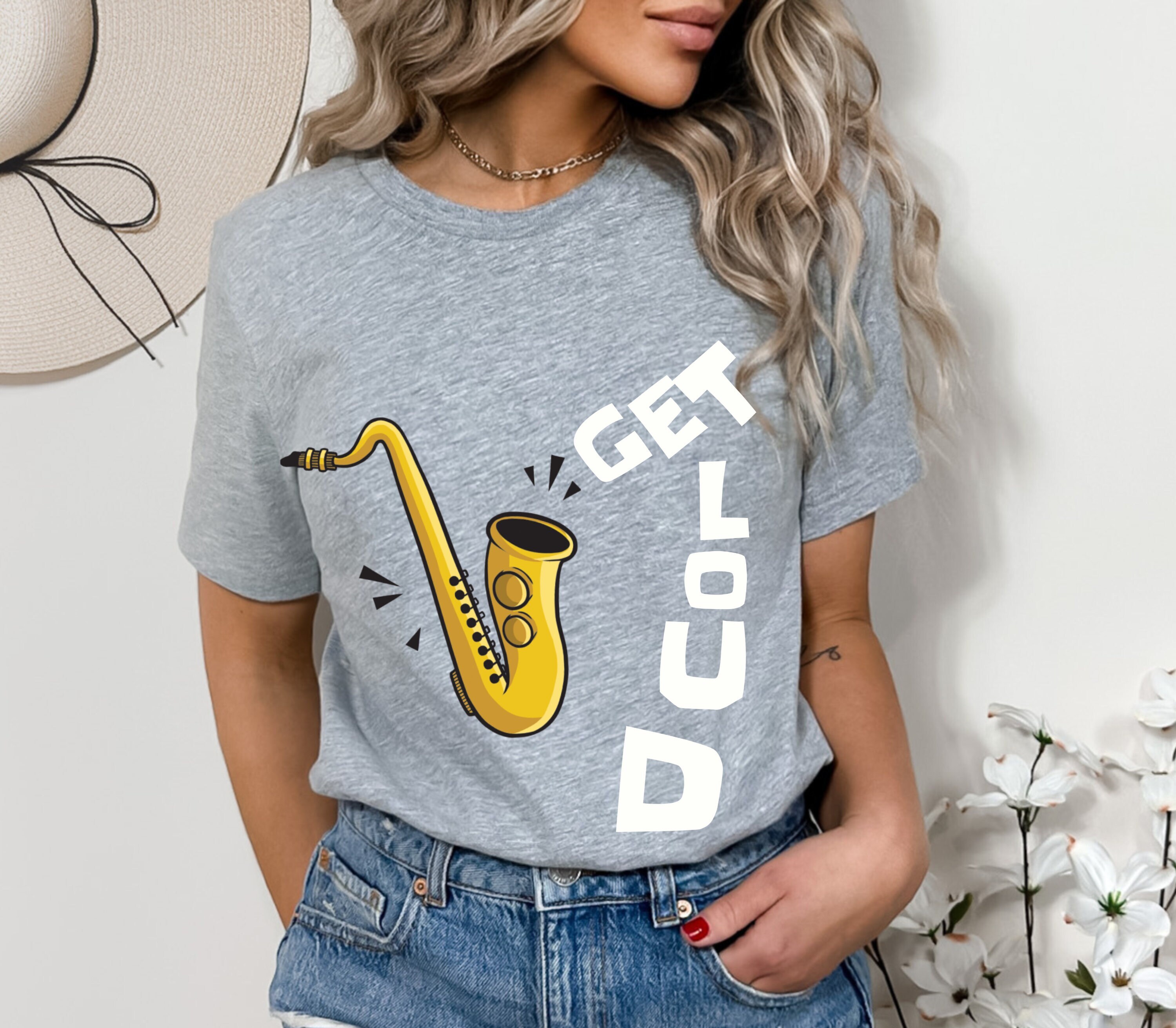 Get Loud Shirt Saxophone Shirt Saxophonist Gift Sax Shirt - Etsy