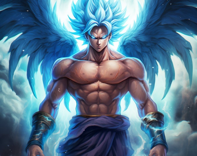 Goku With Angel Wings - Etsy