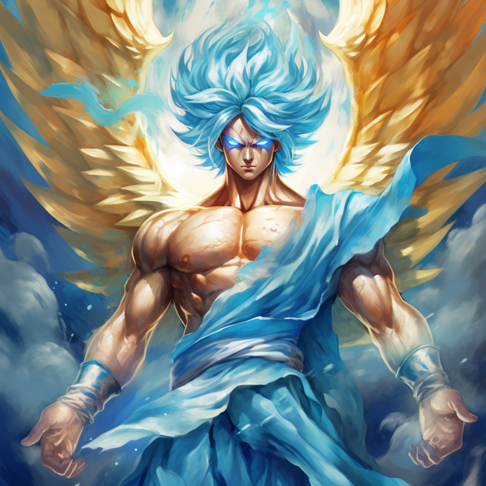 Goku With Angel Wings - Etsy