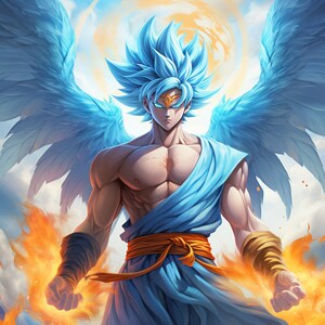 Goku With Angel Wings - Etsy