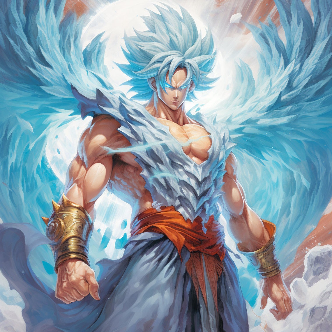 Goku With Angel Wings - Etsy