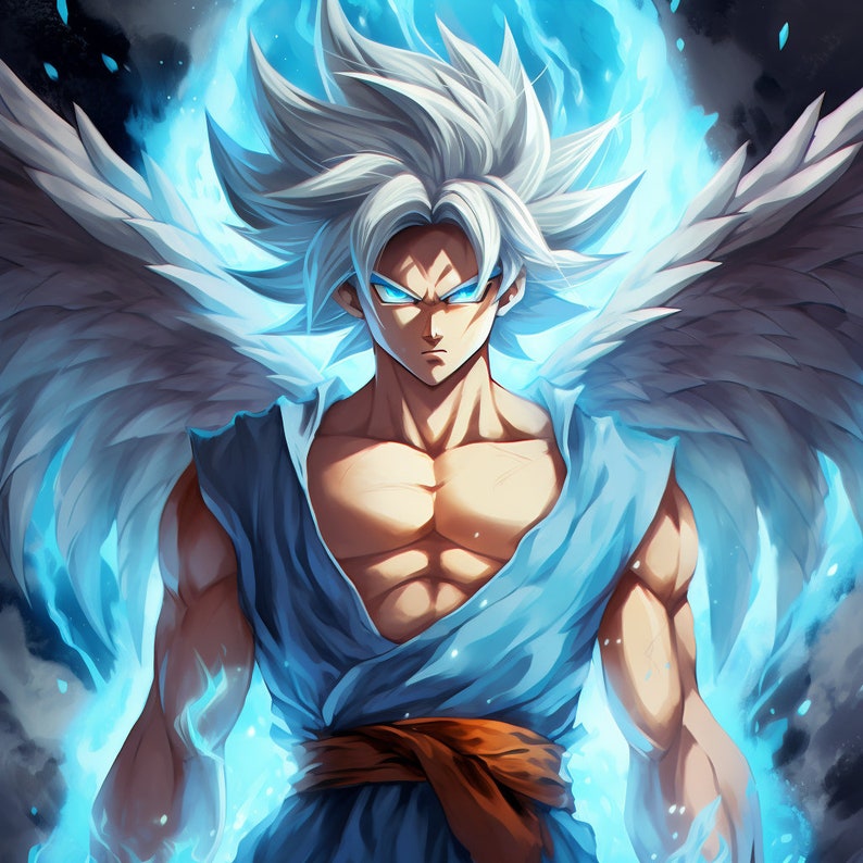 Goku With Angel Wings - Etsy