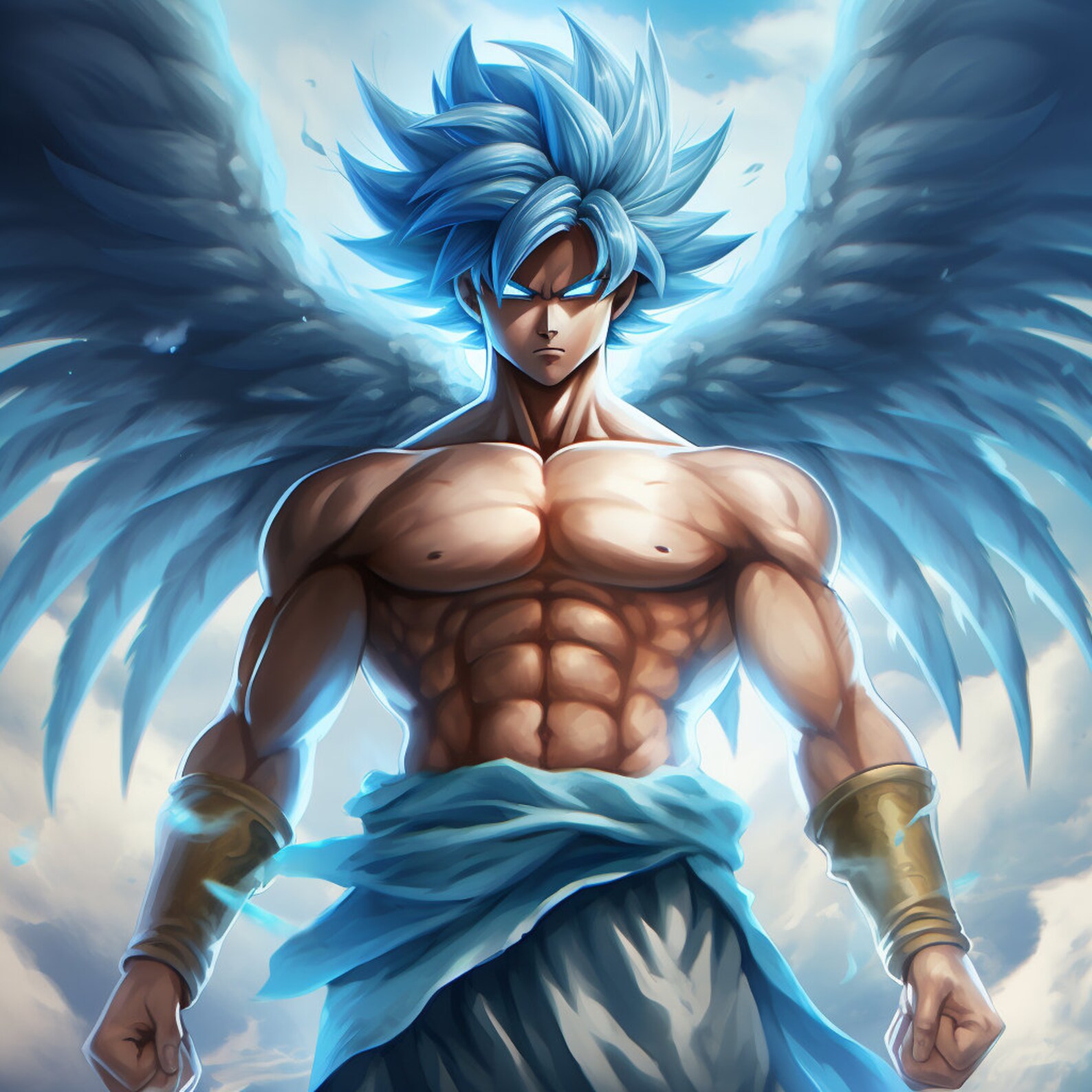 Goku With Angel Wings - Etsy