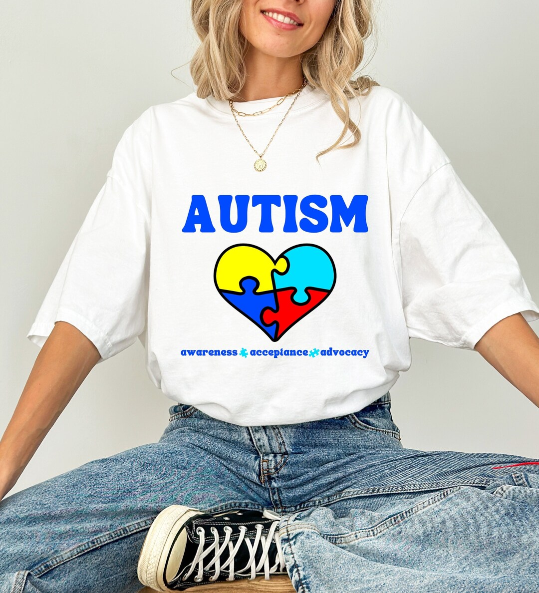 Autism Shirt Autism Acceptance Month T Shirt Autism Mom Advocate ...