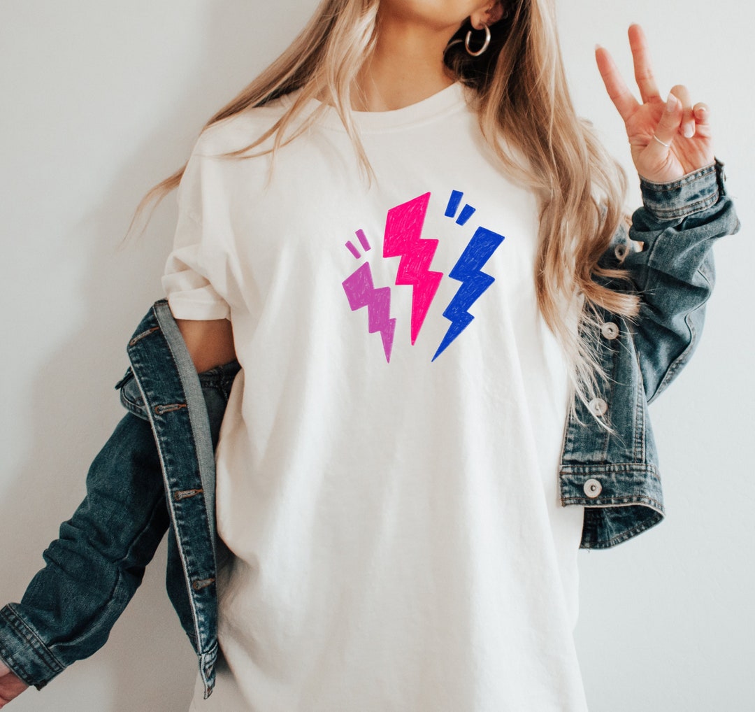 Subtle Bi Pride Shirt, Comfort Colors Pride Shirt Bisexual Tshirt, Bi ...