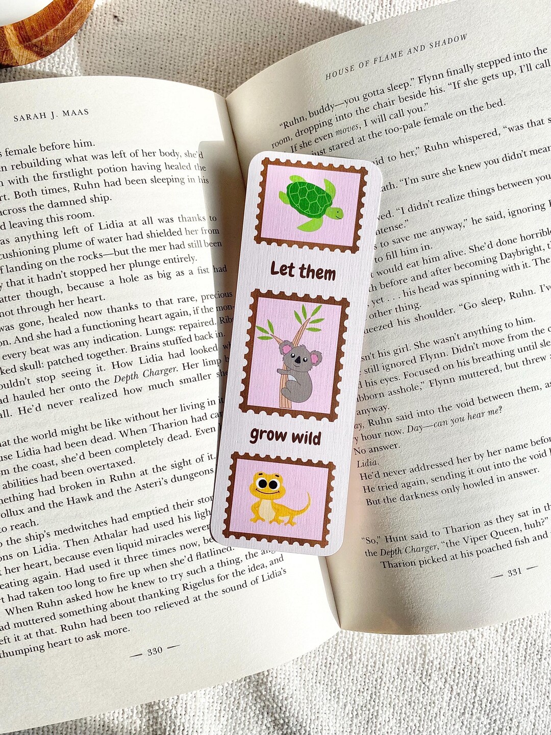 Grow Wild Bookmark; Cute Bookmark; Pretty Bookmark; Reader Gift; Gifts ...