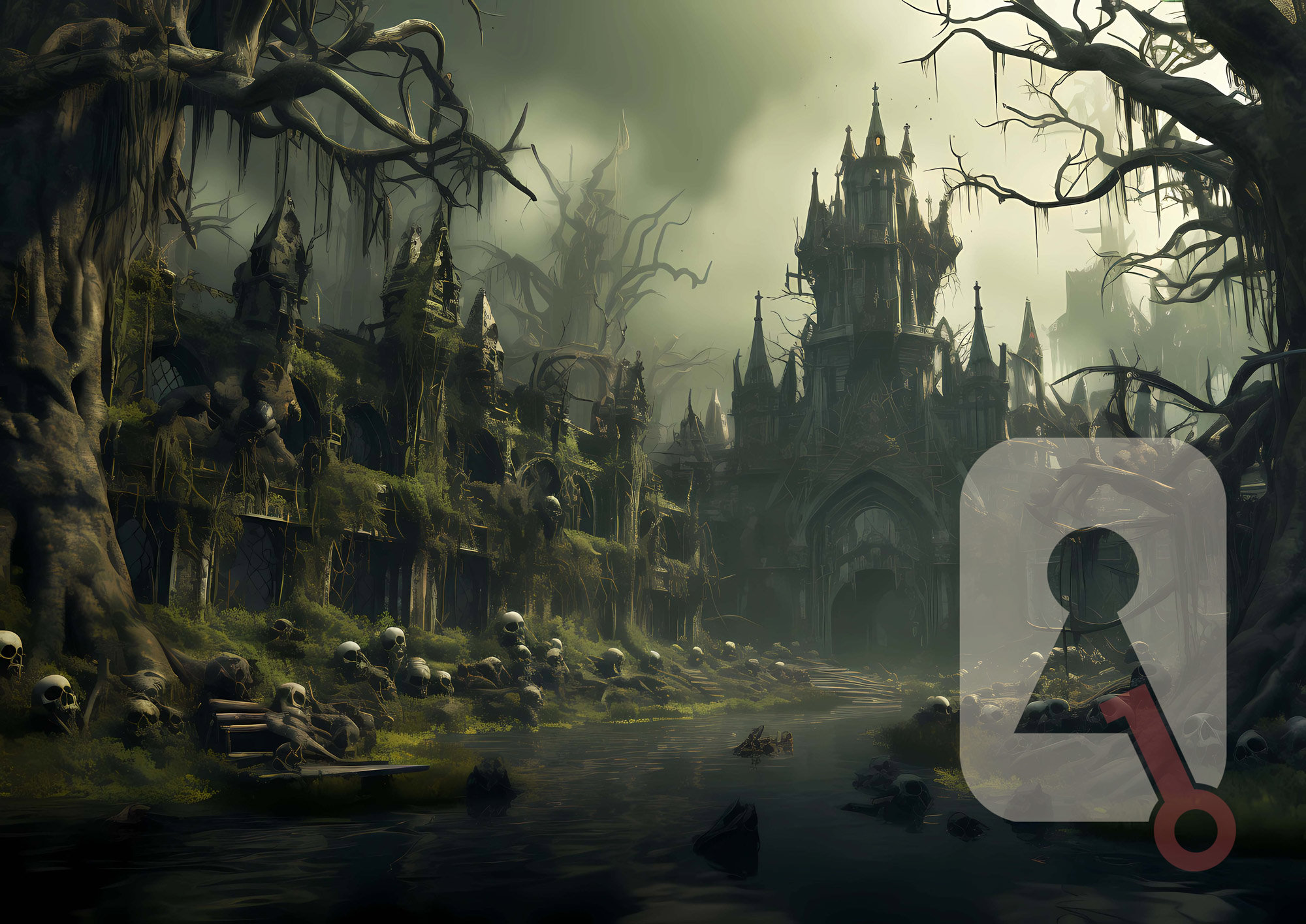 50 Nightmare Castle Portraits Set 1, Dnd Castle Illustrations, Dungeons ...