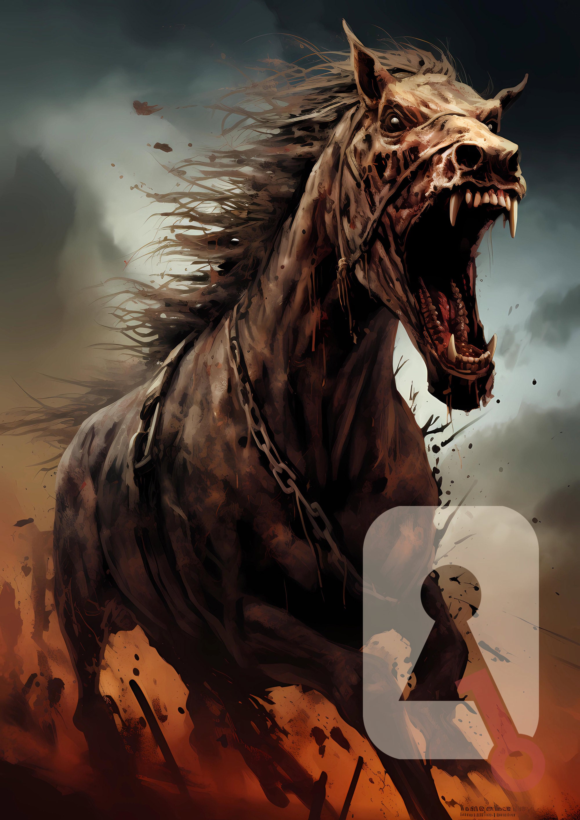 50 Undead Zombie Portraits Set 1, Dnd Undead Illustrations, Dungeons ...