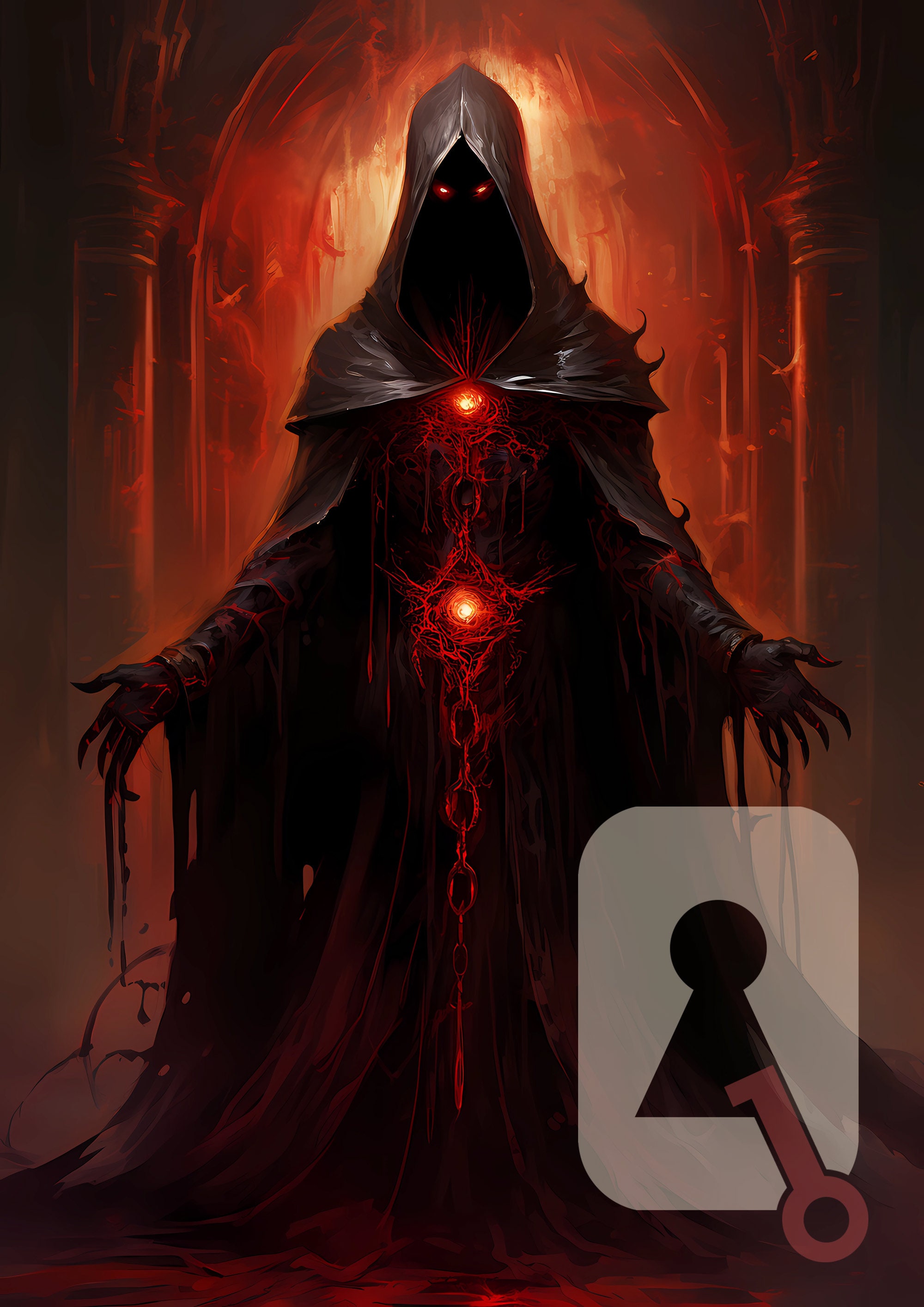 50 Evil Mastermind Portraits Set 1, Dnd Mastermind Illustrations ...