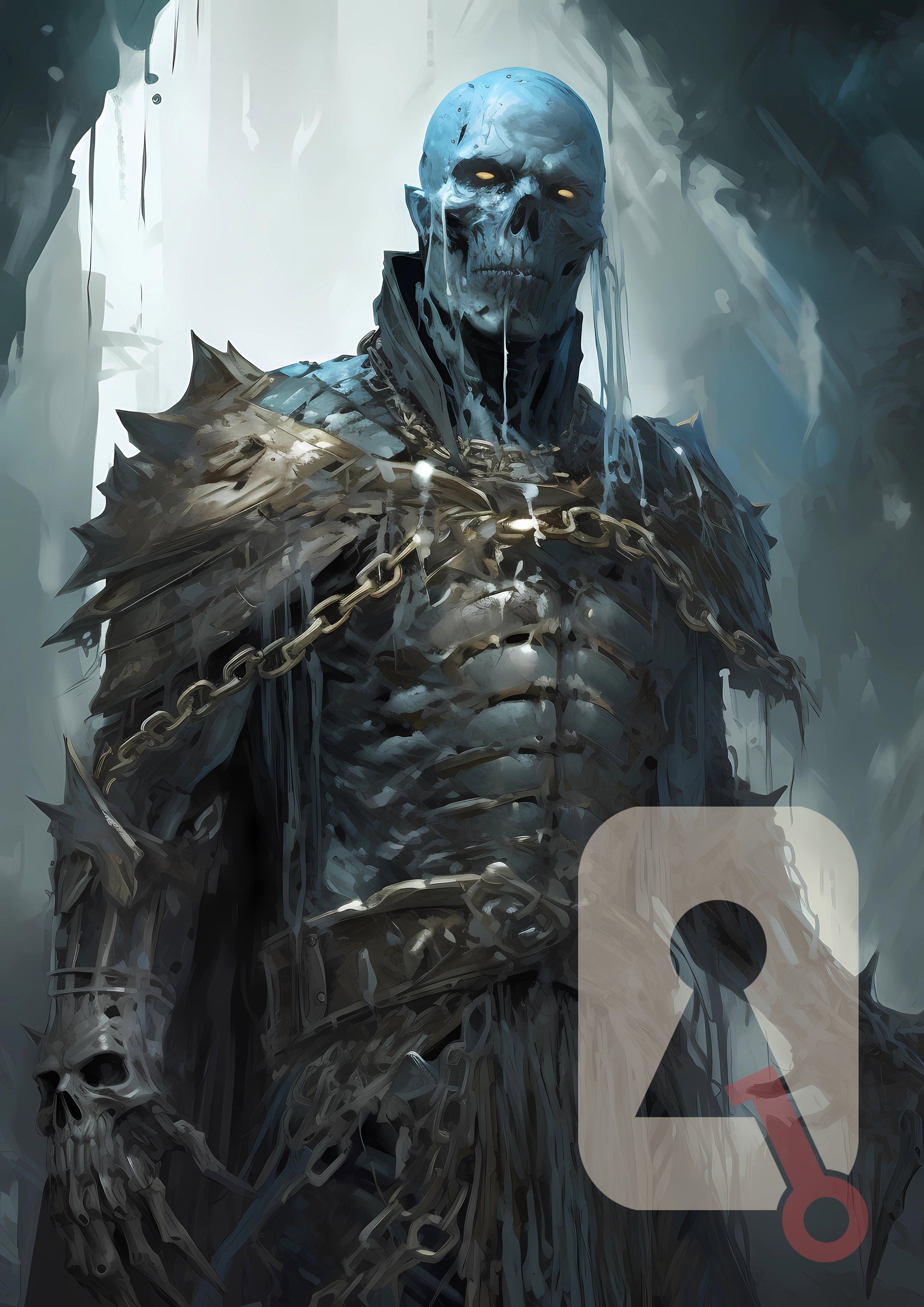 50 Undead Zombie Portraits Set 1, Dnd Undead Illustrations, Dungeons ...