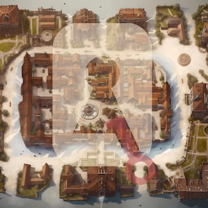 50 Large City Maps Set 1, Dnd City Illustrations, Dungeons and Dragons ...