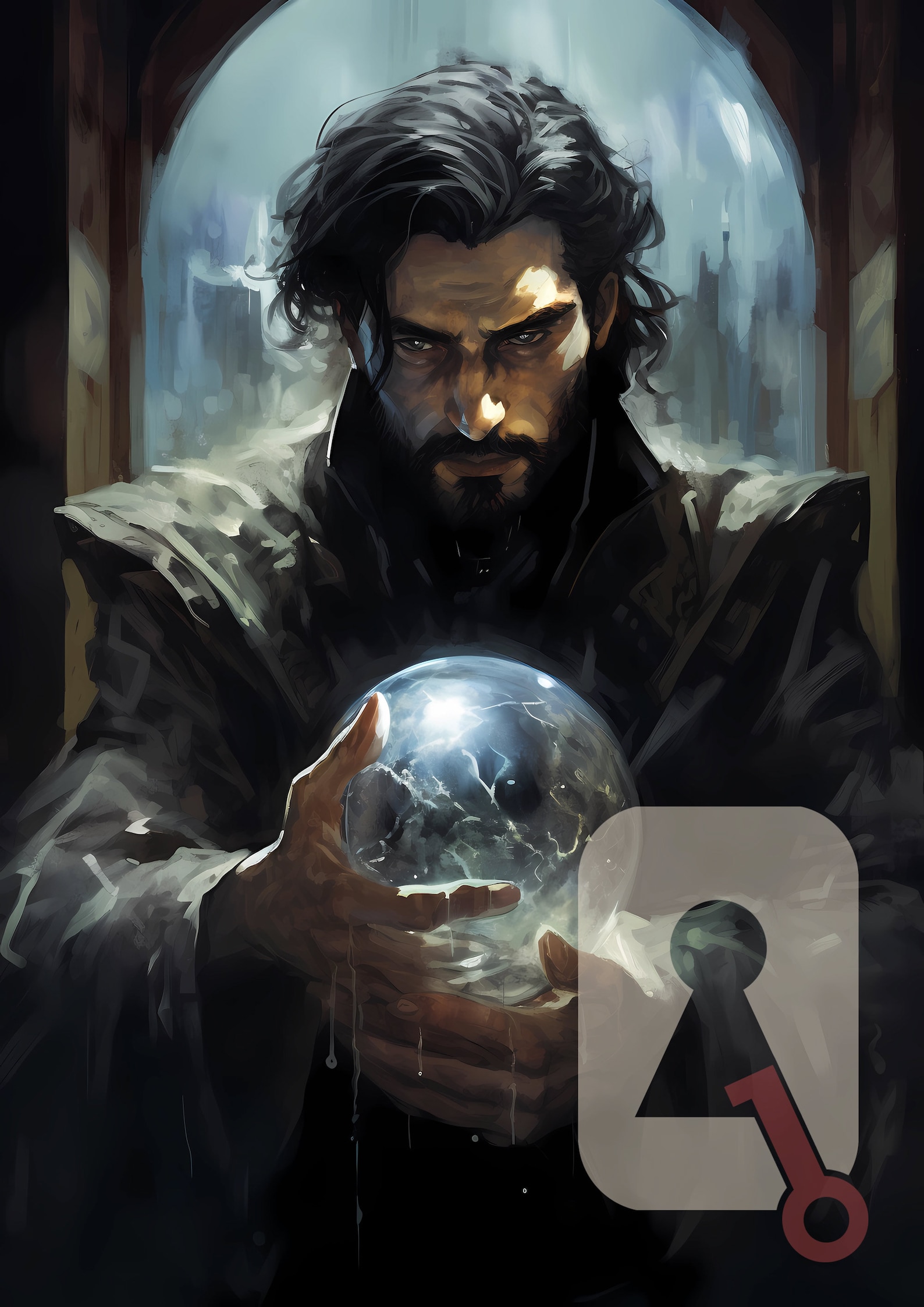 50 Evil Mastermind Portraits Set 1, Dnd Mastermind Illustrations ...