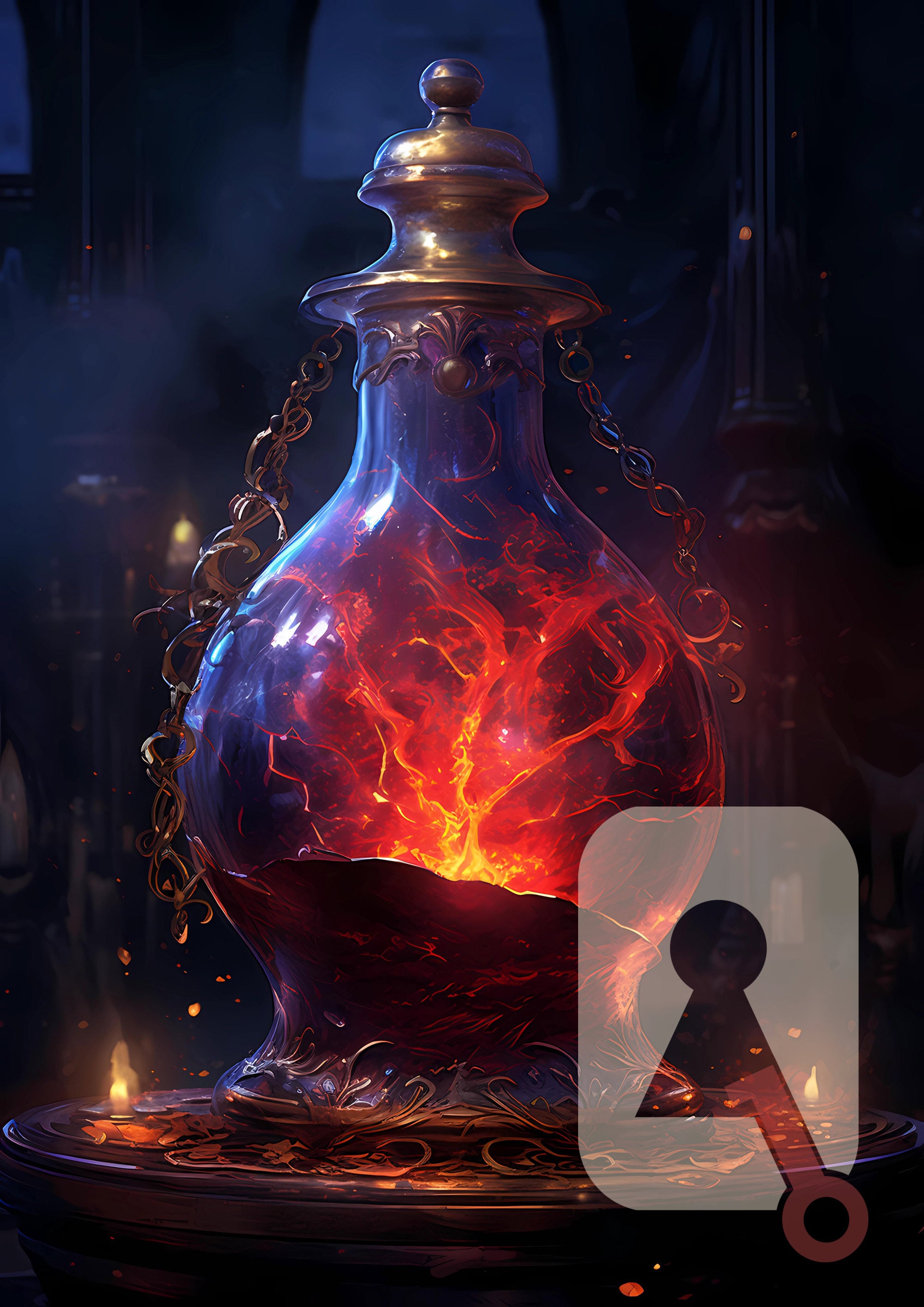 50 Magic Potions Set 1, Dnd Potion Illustrations, Dungeons and Dragons ...