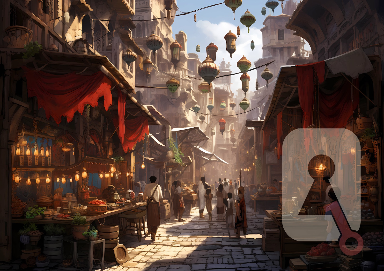 50 Villages Set 1, Dnd Village Illustrations, Dungeons and Dragons ...