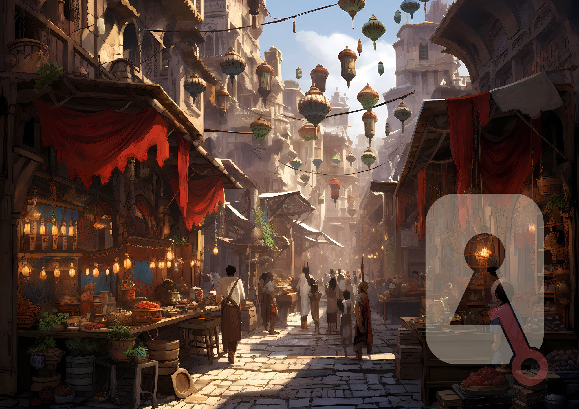 50 Villages Set 1, Dnd Village Illustrations, Dungeons and Dragons ...