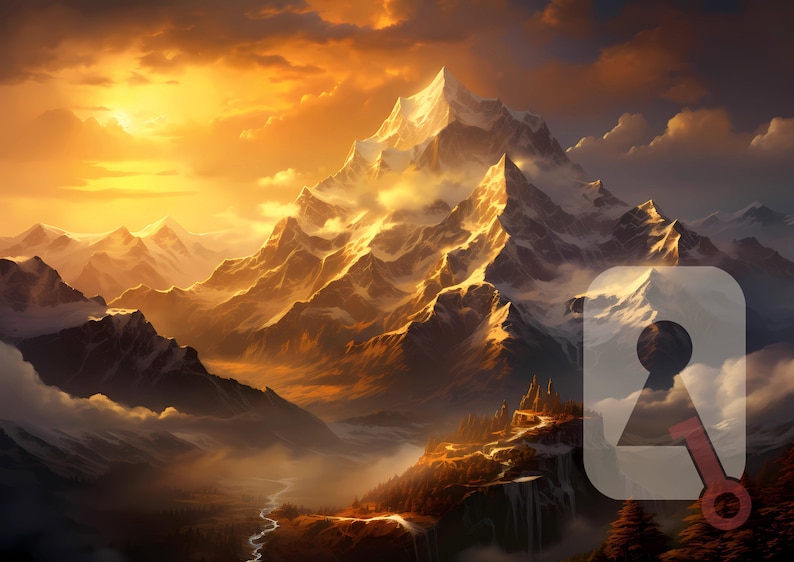 50 Epic Landscape Set 1, Dnd Landscape Illustrations, Dungeons and ...