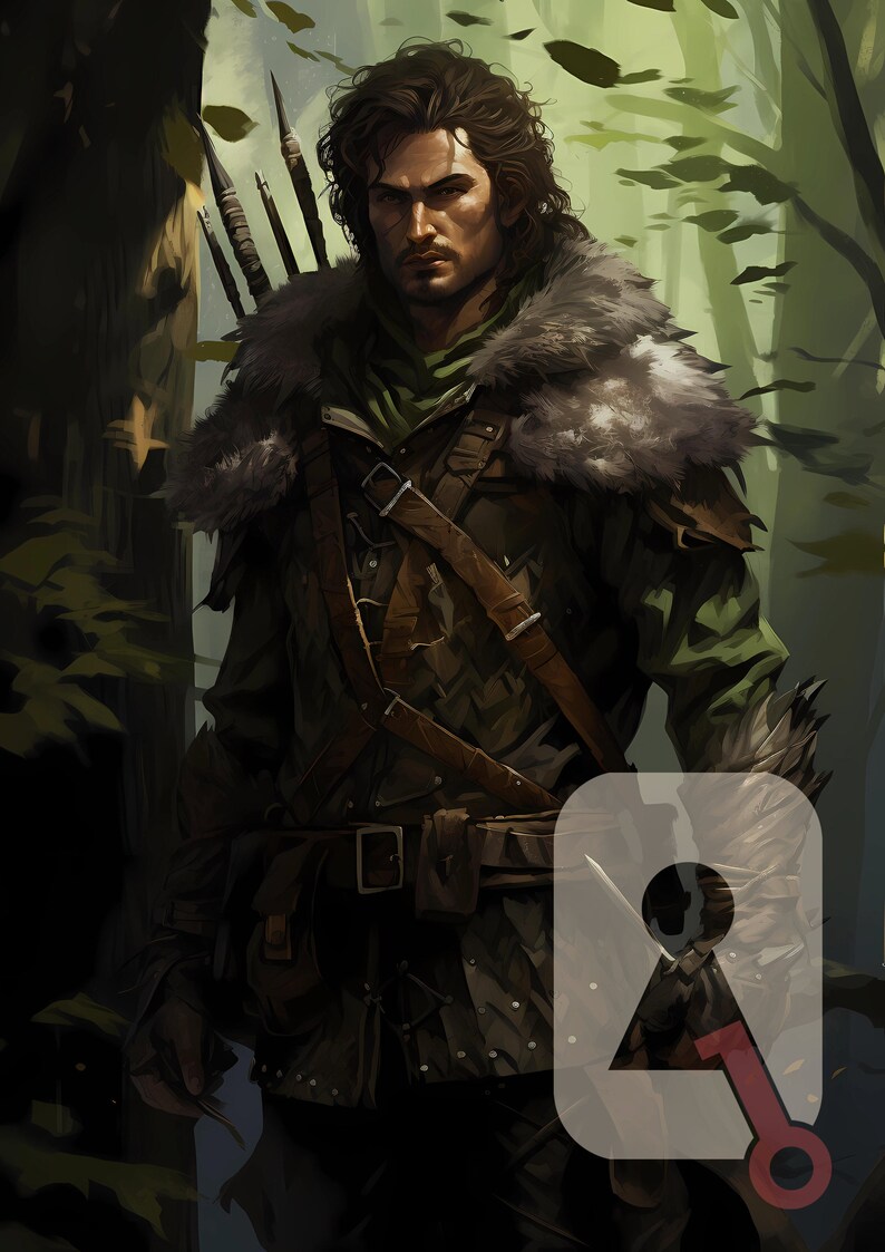 50 Human Character Portraits Set 1, Dnd Human Illustrations, Dungeons ...