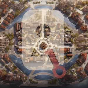 50 Large City Maps Set 1, Dnd City Illustrations, Dungeons and Dragons ...