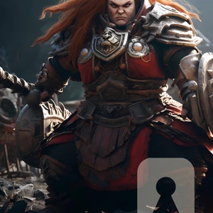 50 Dwarf Character Portraits Set 1, Dnd Dwarf Illustrations, Dungeons ...