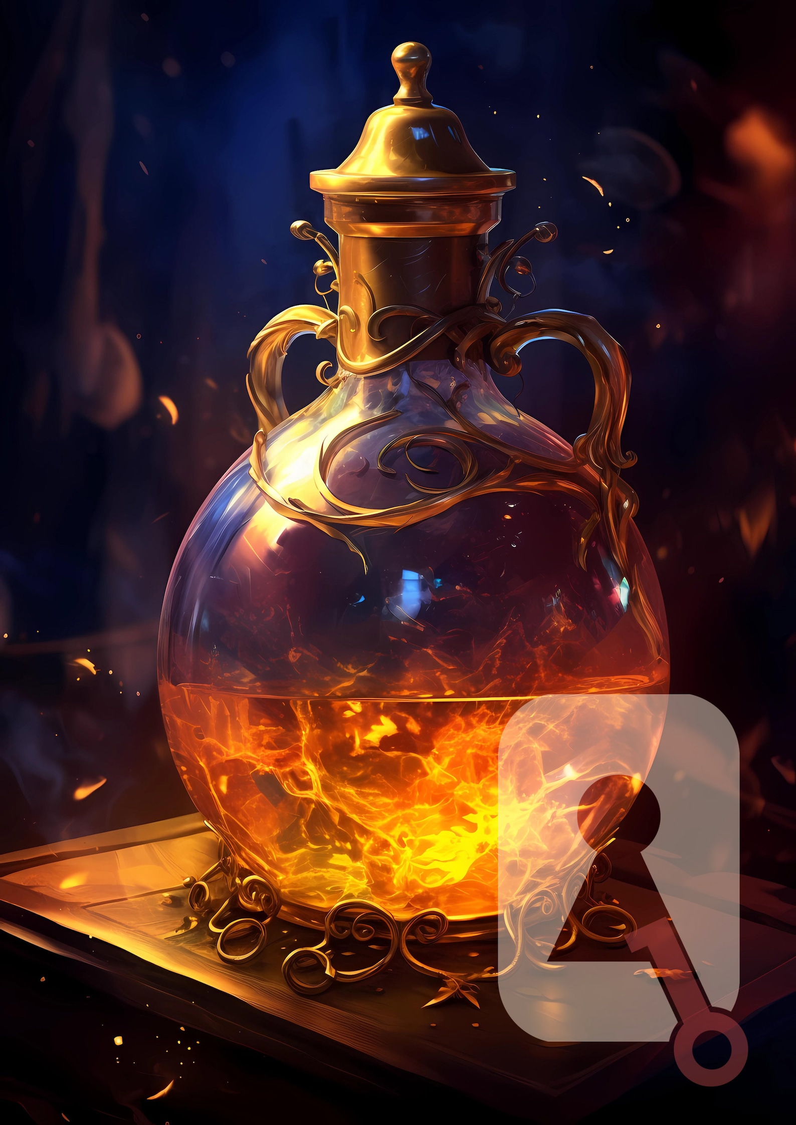50 Magic Potions Set 1, Dnd Potion Illustrations, Dungeons and Dragons ...