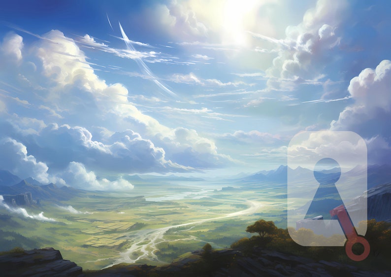 50 Epic Landscape Set 1, Dnd Landscape Illustrations, Dungeons and ...