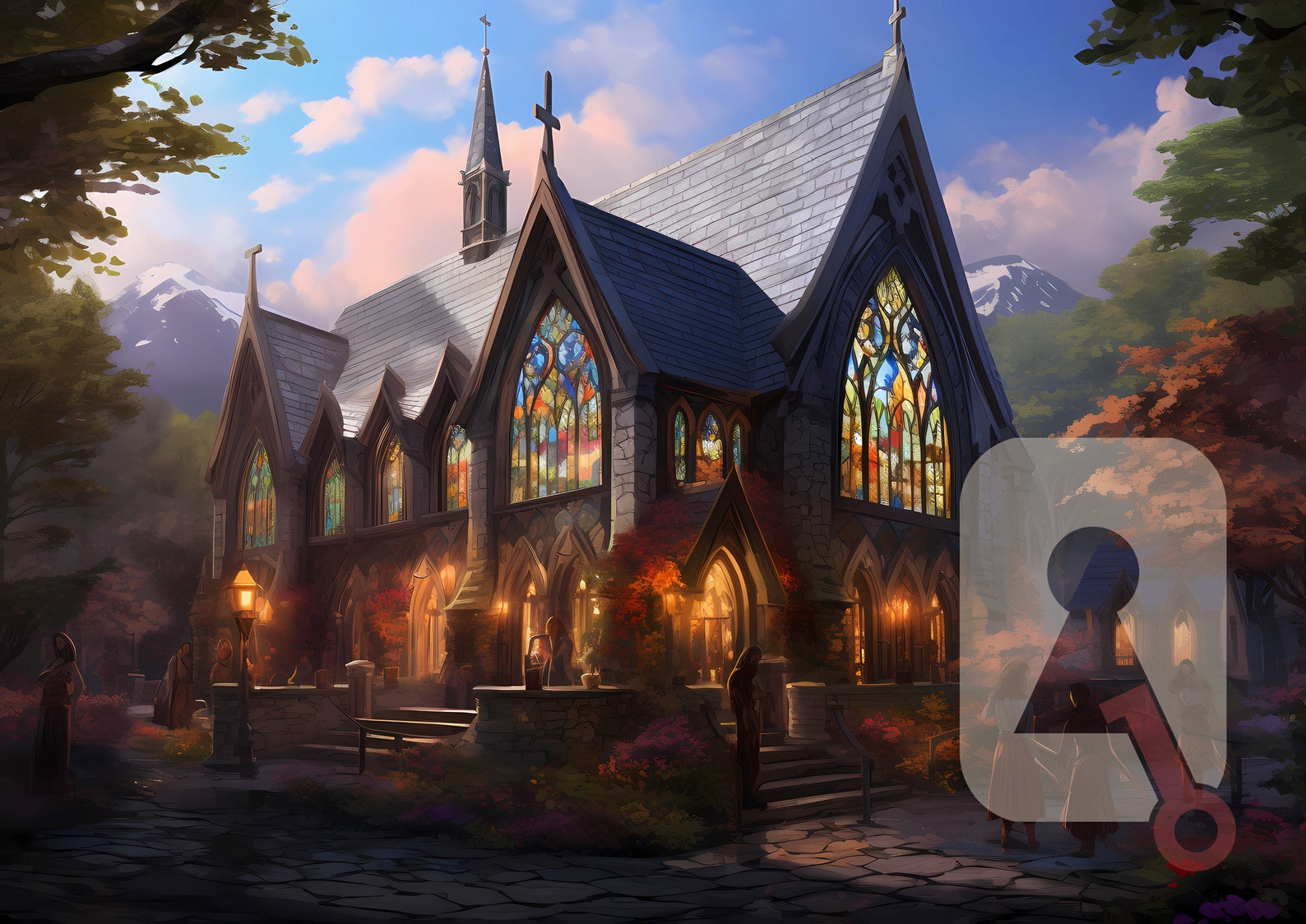 50 Villages Set 1, Dnd Village Illustrations, Dungeons and Dragons ...